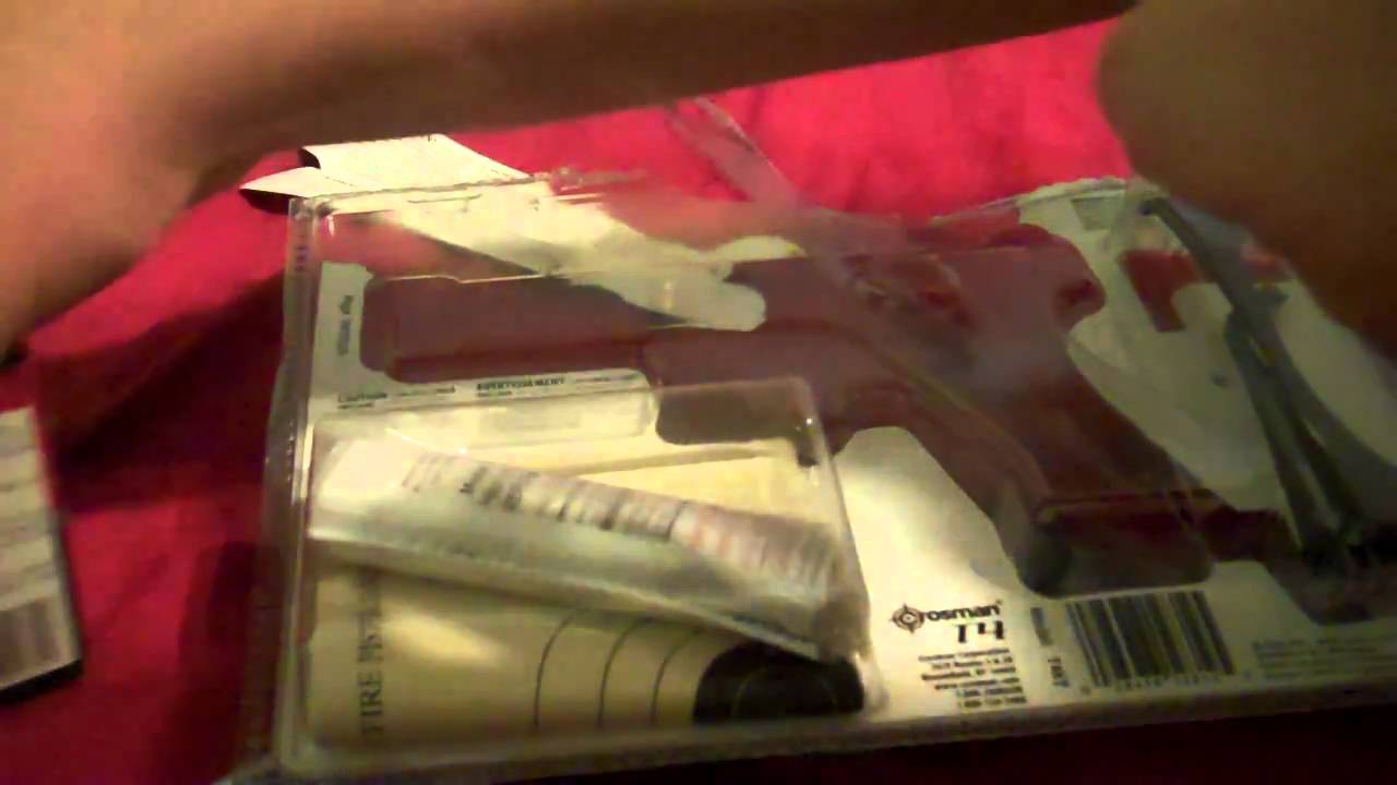 crossman T4 pellet gun unboxing - YouTube