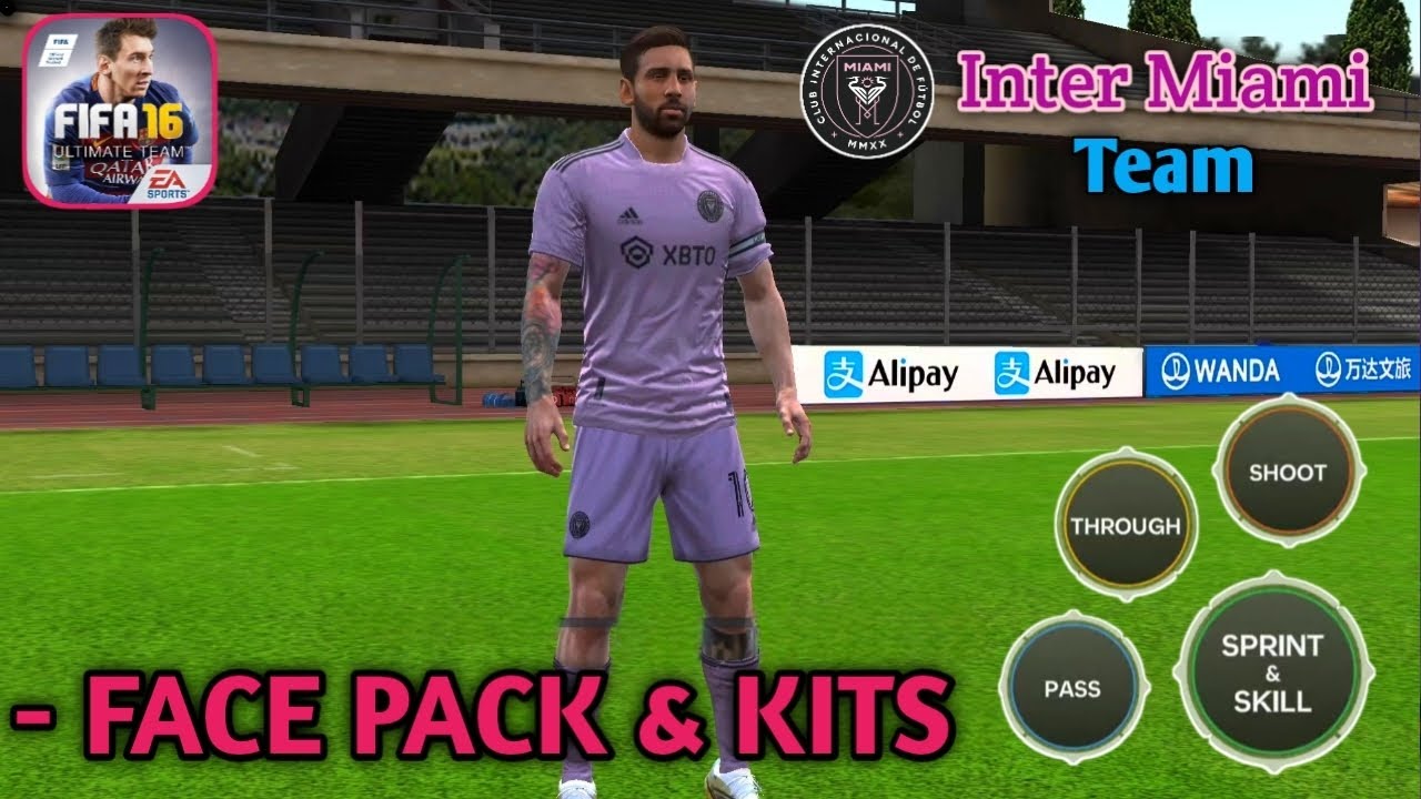 FIFA 16 Inter Miami Face Pack & Kits Season 23/24 | Fc 24 FIFA 16 Inter ...