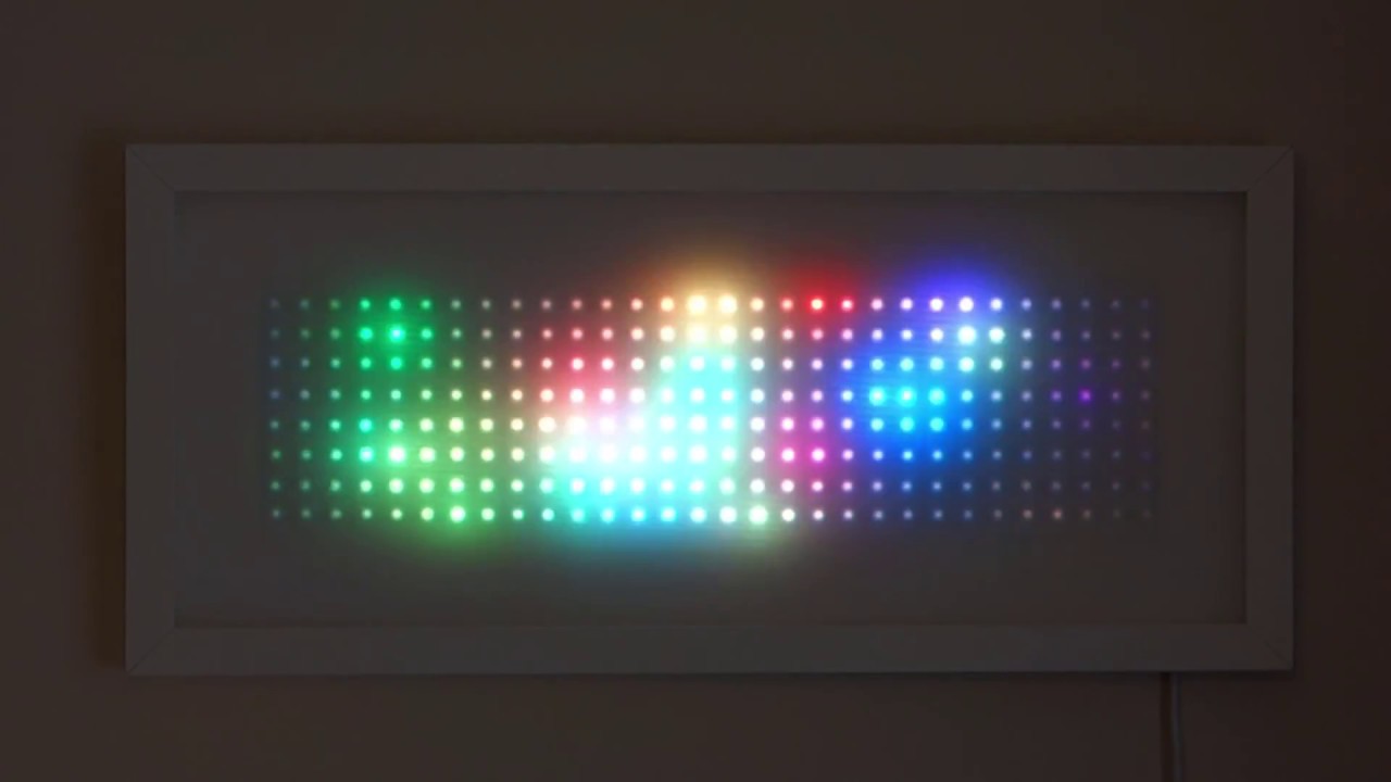 NeoPixel Light Panel - YouTube