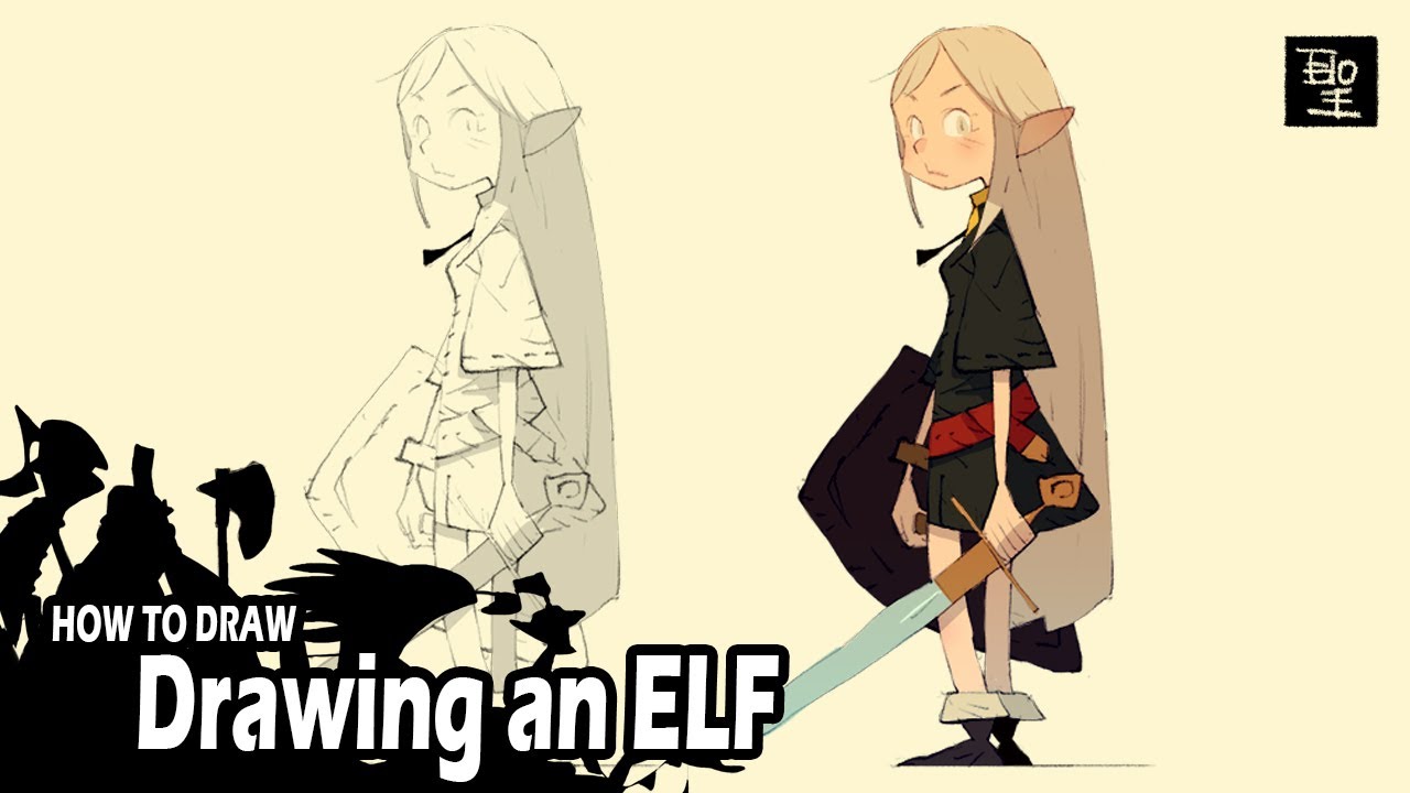 【HOW TO DRAW】Drawing an Elf - YouTube