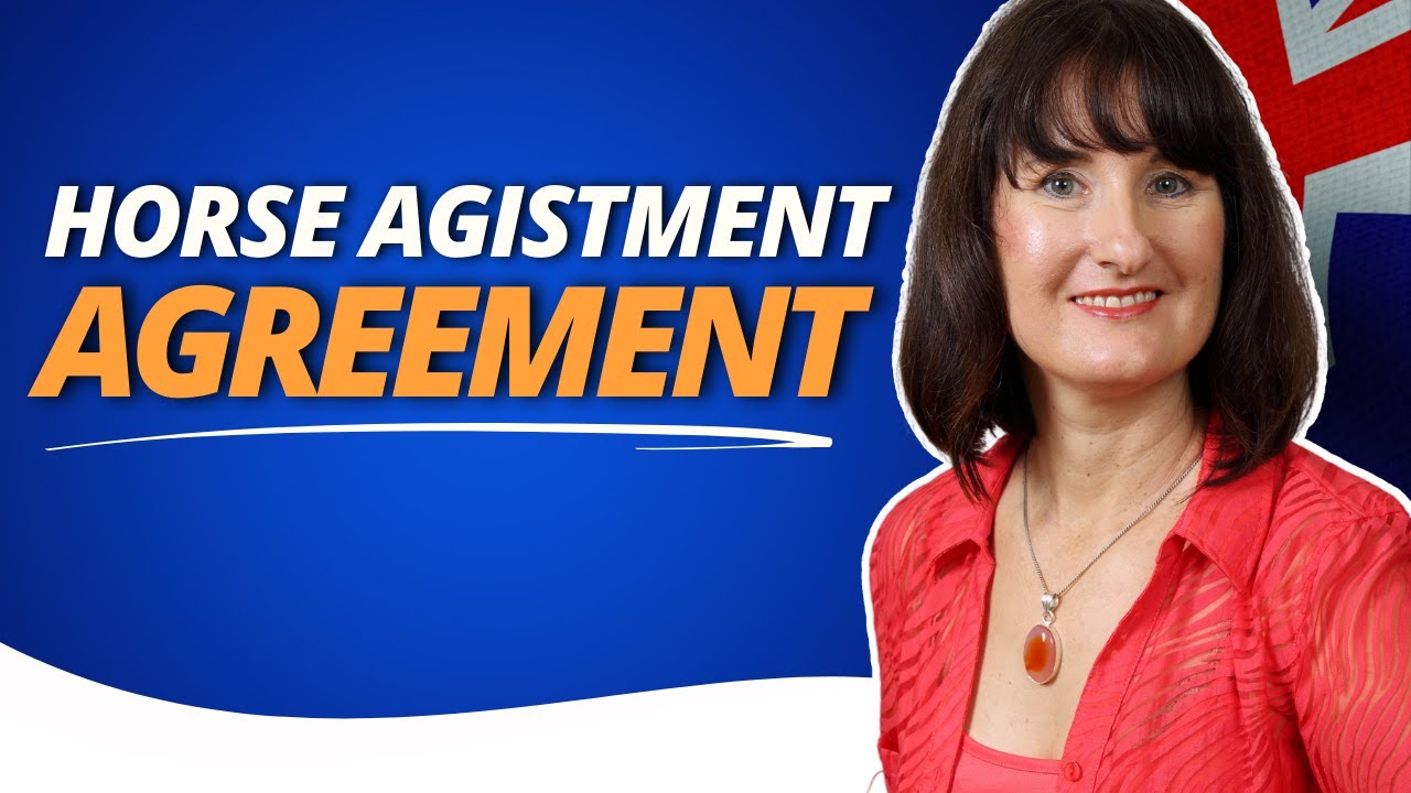 Horse Agistment Agreements Template - YouTube