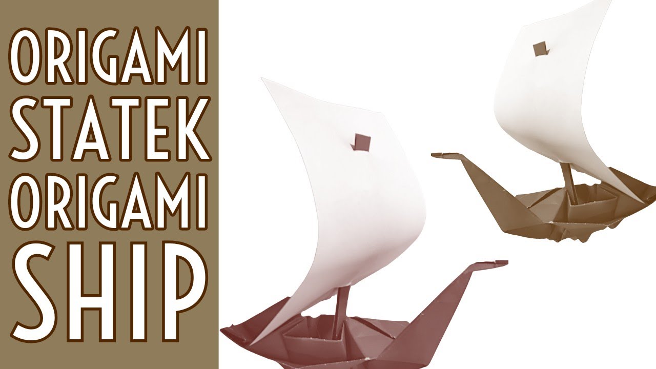 Origami statek / Origami ship ⛵ - YouTube