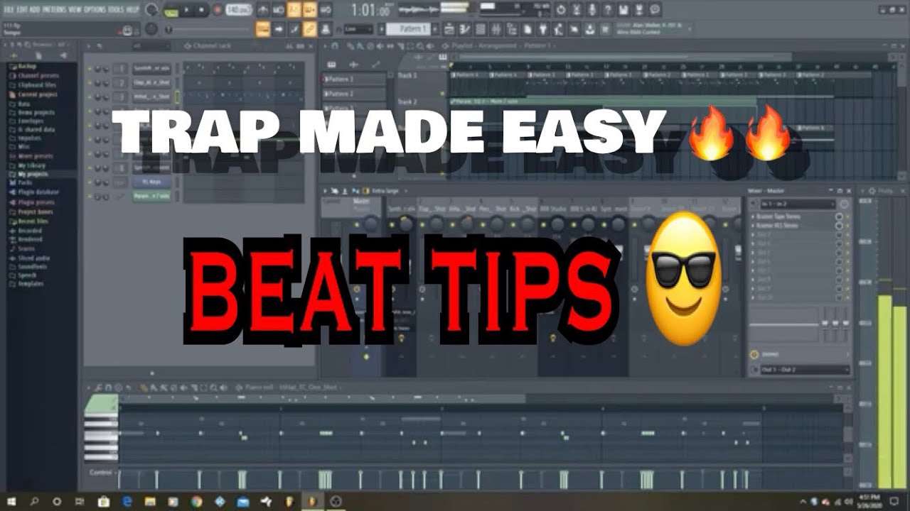 Making a SIMPLE and FUN Trap Beat - YouTube
