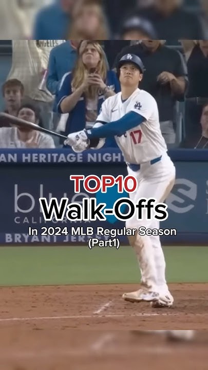 TOP10 Walk-Offs Home Runs In 2024 MLB Regular Season (Part1)#baseball #mlb #shorts - YouTube