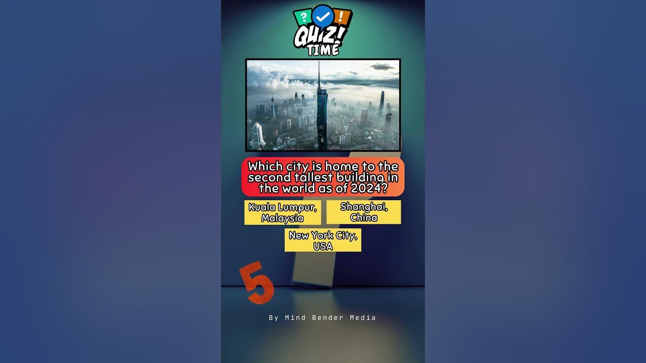 🌟 SECOND TALLEST BUILDING🌟 #trivia #questions #triviaquestions #quiz #tallestbuilding #shortquiz ...