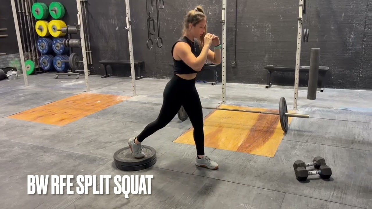 BW RFE Split Squat - YouTube