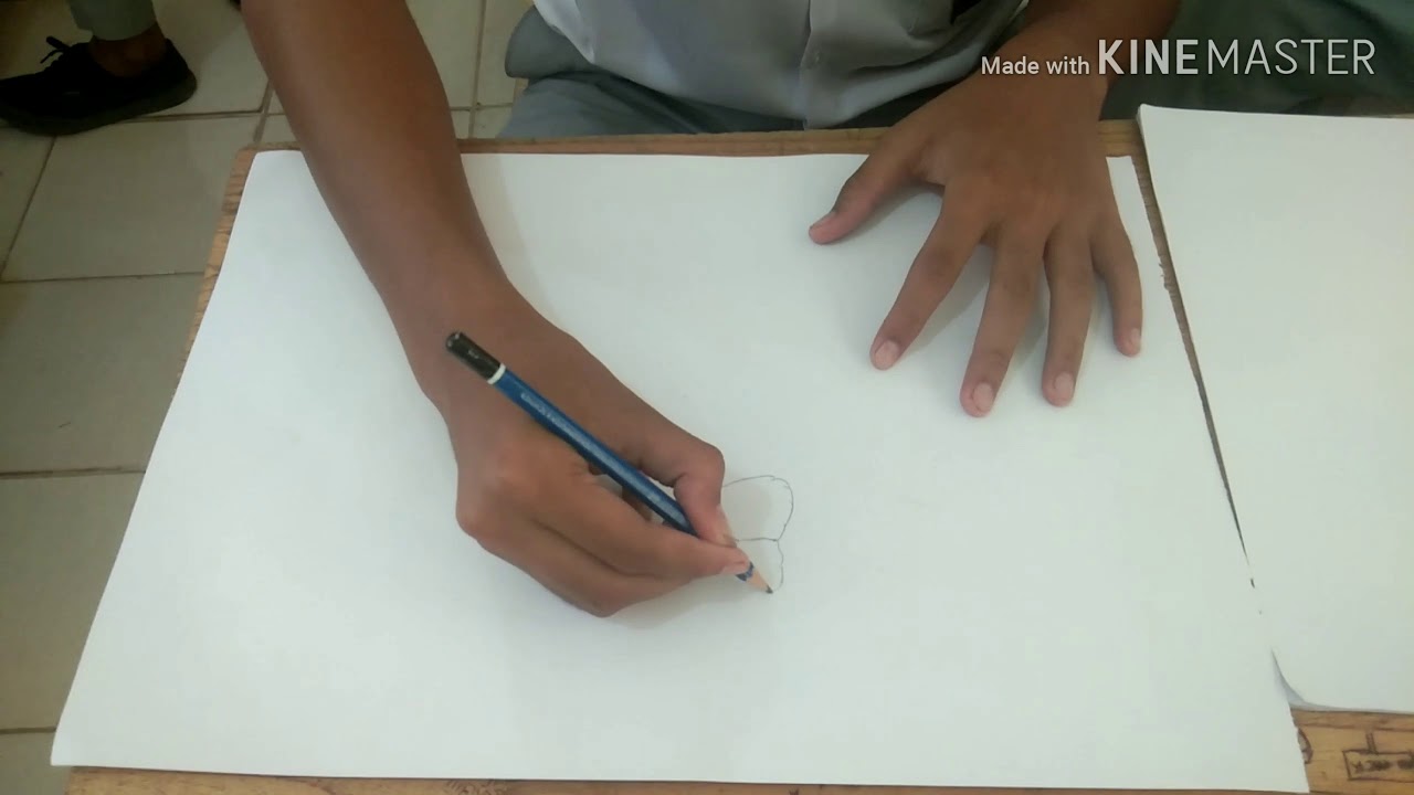 Tutorial menggambar bunga - YouTube