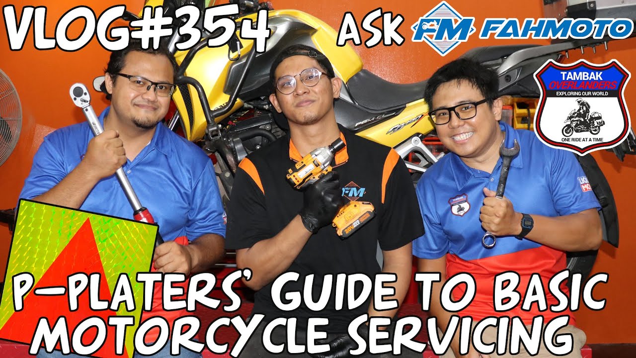 Vlog#354 P-Platers' Guide to Basic Motorcycle Servicing (Pls Read ...