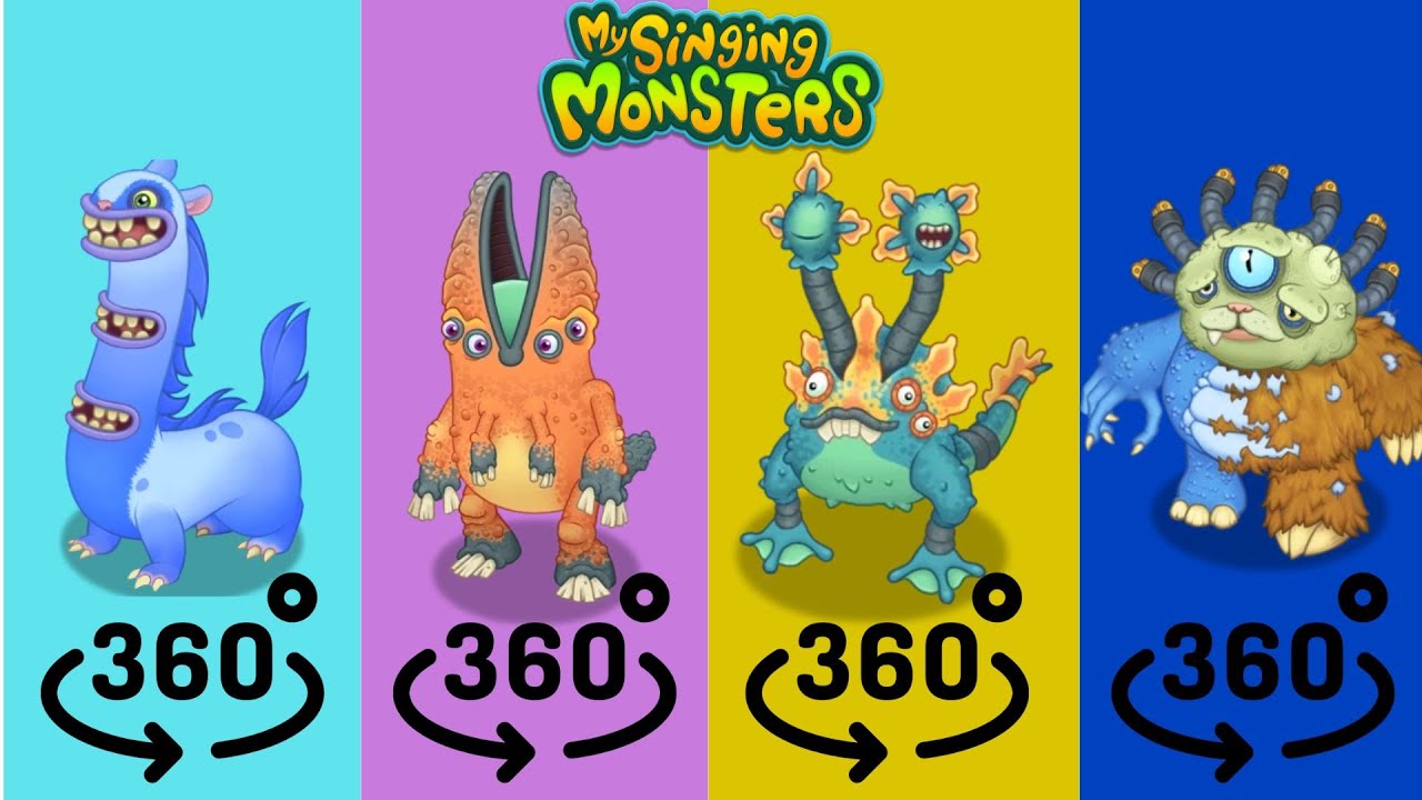 Gaddzooks, Yooreek, Nitebear, Blarret - All Monster Sounds & Animations ...