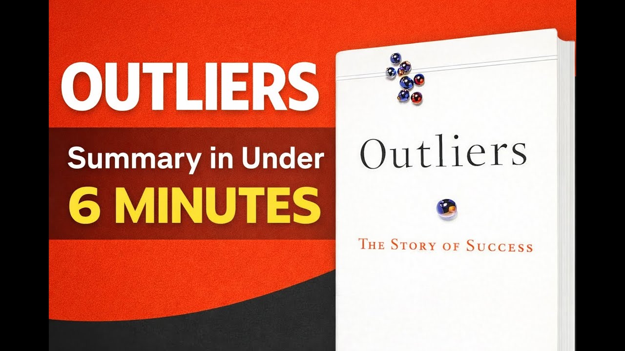 Outliers by Malcolm Gladwell Book Summary in 6 Minutes - YouTube