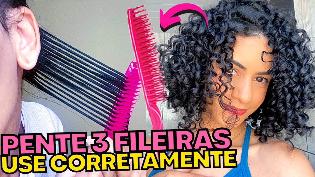 Finalização com PENTE 3 FILEIRAS: fica bom? como usar corretamente ...