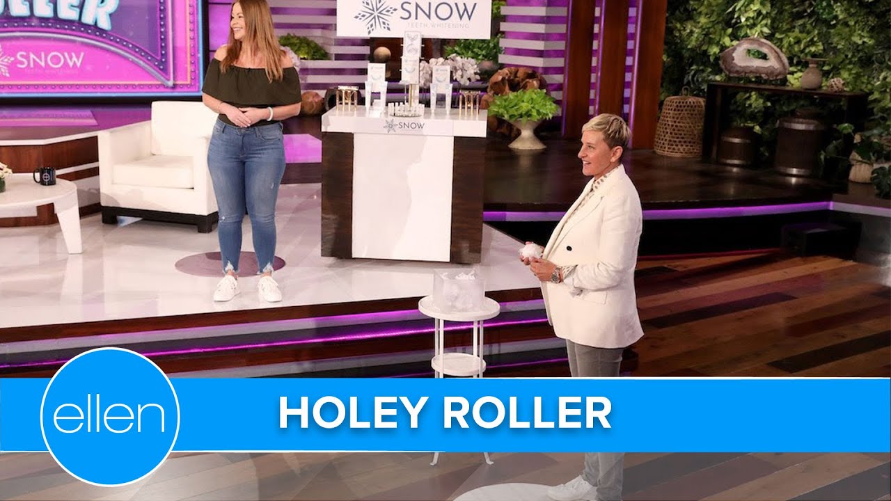 Ellen Brightens a Fan’s Smile with ‘SNOW-ly Roller’! - YouTube