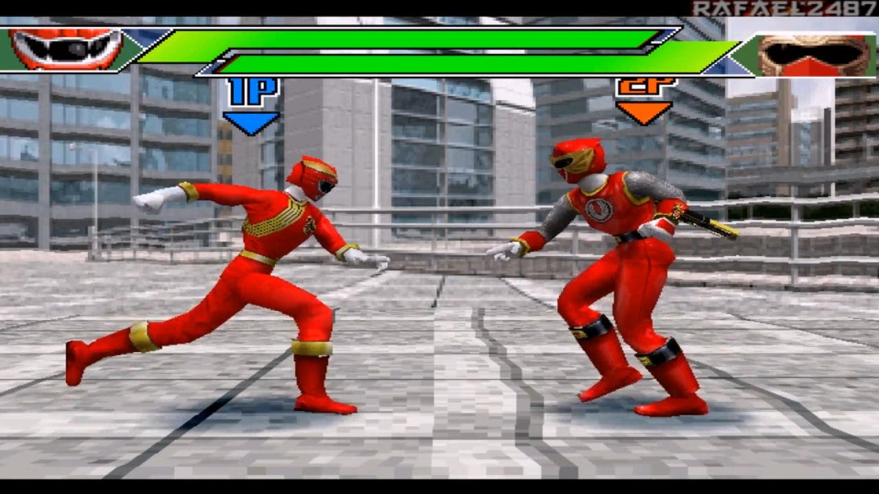 Ninpu Sentai Hurricaneger PS1 (Gao Red) vs (Hurricane Red) HD - YouTube