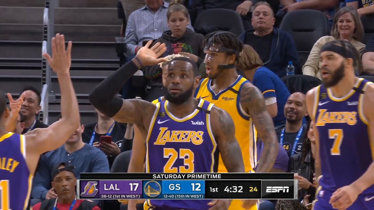 Los Angeles Lakers vs Golden State Warriors 1st Qtr Highlights ...