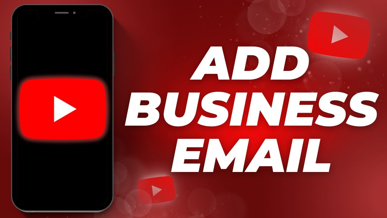 How To Add Business Email On Youtube Channel | YOUTUBE 2024 - YouTube