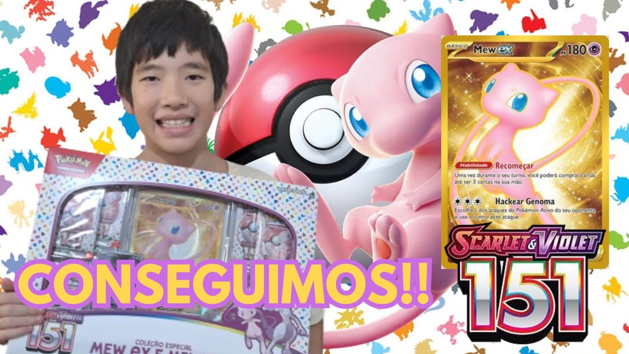 Box Coleção Especial 151 Mew Ex e Mewtwo #pokémon #cards - YouTube