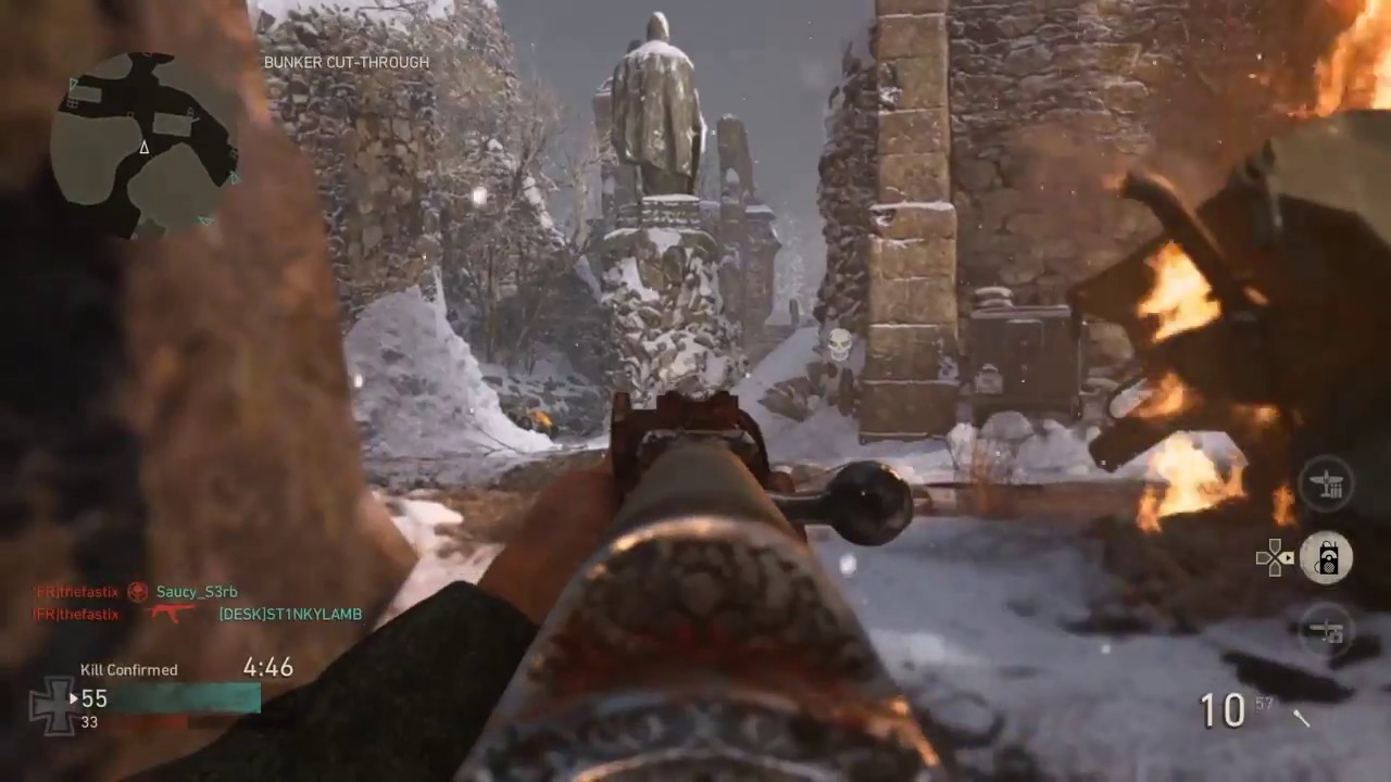 Call of Duty WW2 Kill Confirmed 27-7 Ardennes Forest - YouTube