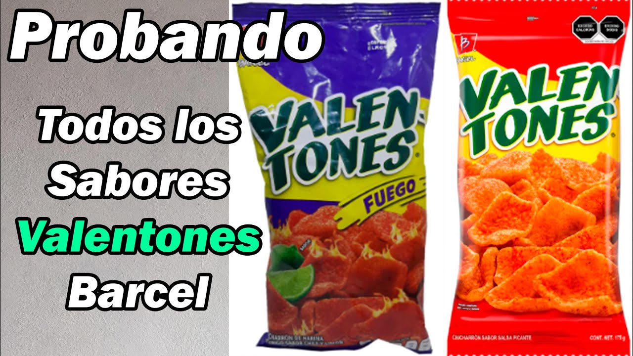 #Probando todos los #Sabores #Valentones #Barcel - YouTube