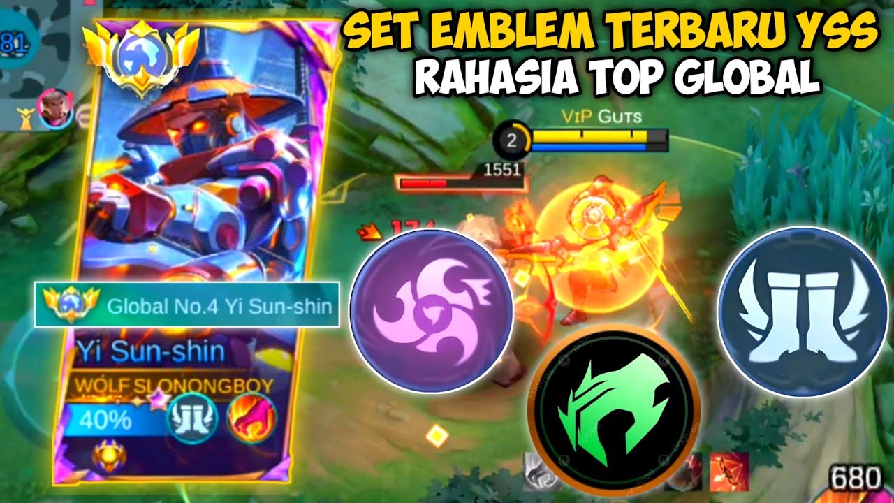 Bongkar Emblem Rahasia Top Global YSS!! Full Penjelasan Semua Emblem ...