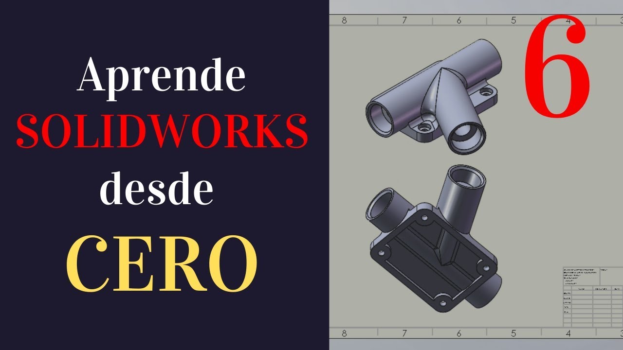 Aprende a elaborar planos en solidworks fácil (básico) - YouTube