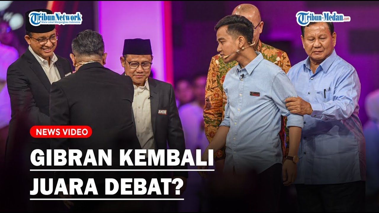 🔴 DEBAT CAWAPRES Gibran Kembali Menjadi Bintang Panggung - YouTube