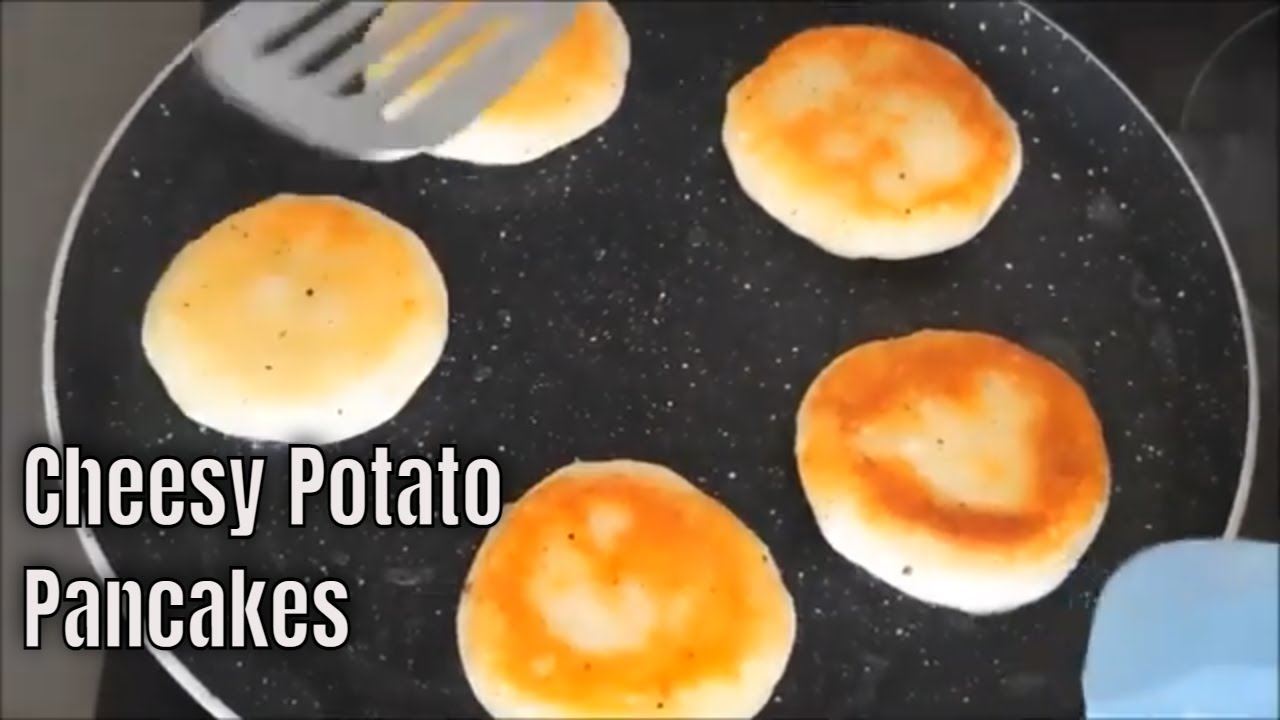 Potato Cheese Pancakes | Cheesy Potato Pancakes | Easy Potato ...