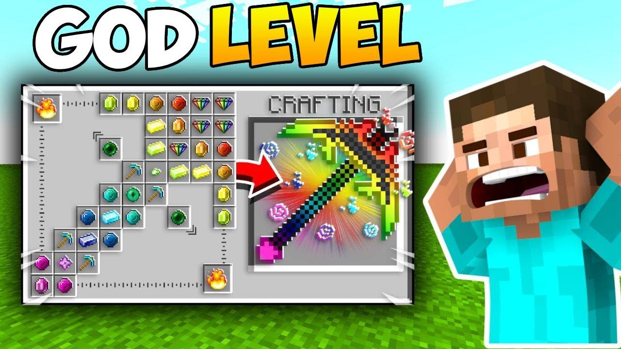 Making The Strongest Pickaxe in Minecraft (ft @Mythpat and @urmilaaa ...