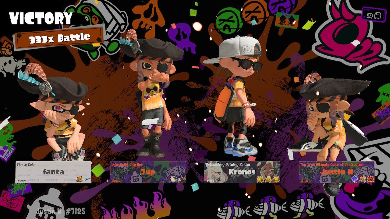 Splatoon 3 Splatoween Splatfest - My First ever 333x Battle! (Team ...
