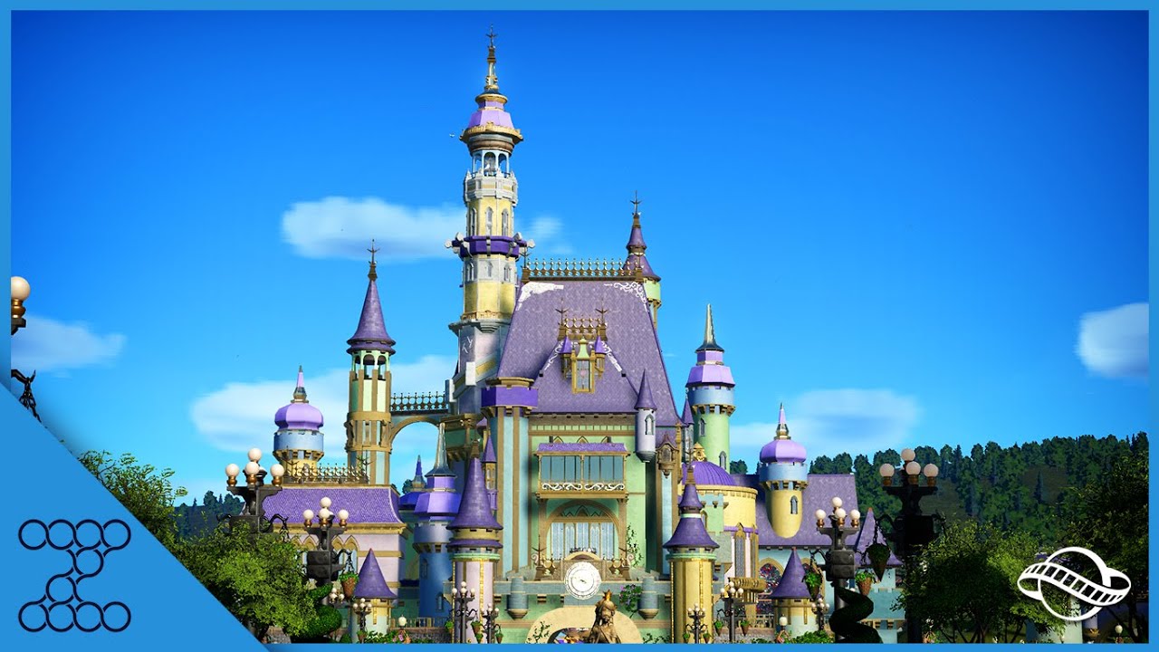 Part 7: Revamping the Castle and Hub Area🏰⛲{Planet Coaster} - YouTube