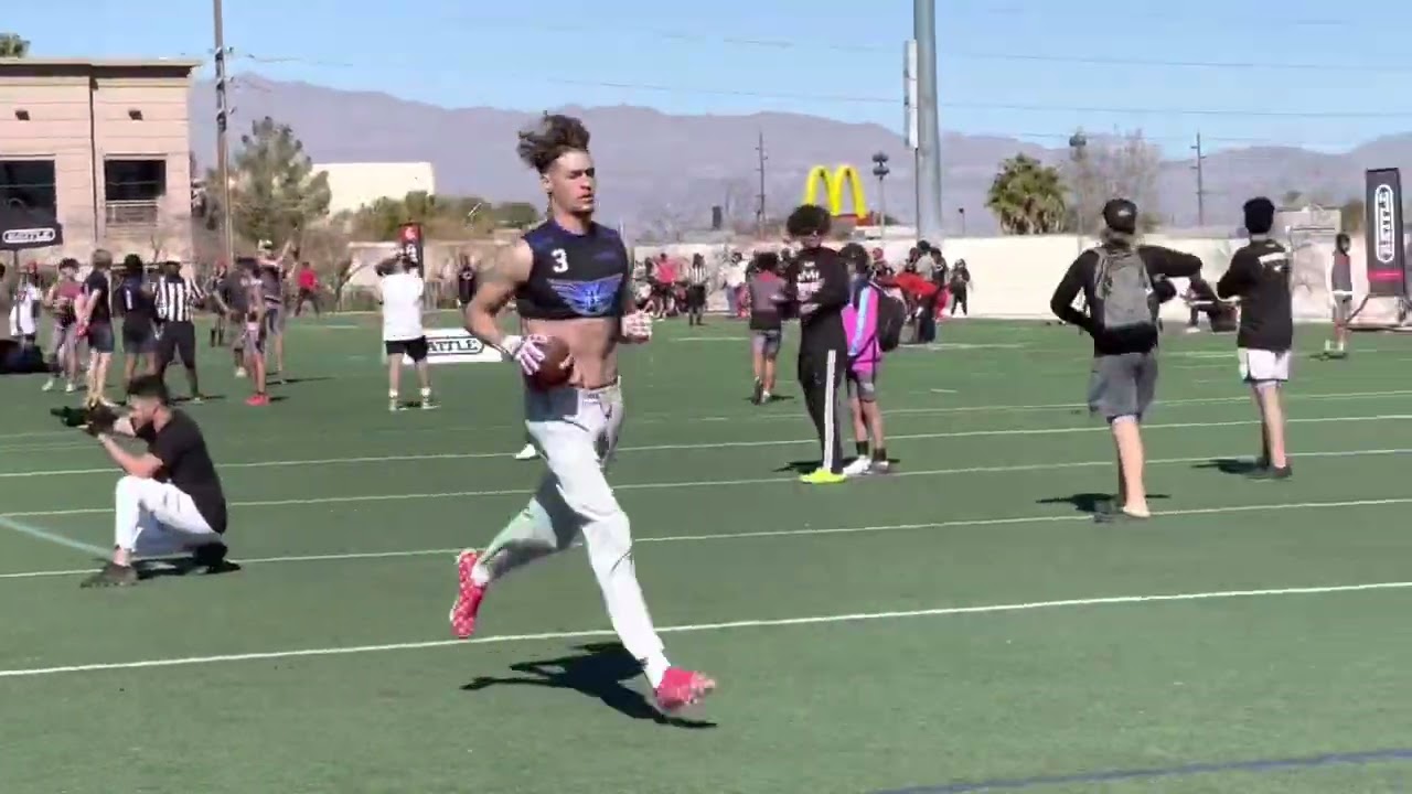 5-Star USC WR Commit ZACH BRANCH Lit Up the 2022 Battle 7v7 Las Vegas ...