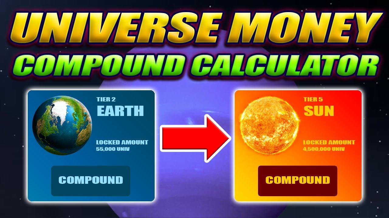 UNIVERSE MONEY COMPOUND CALCULATOR & RETURNS (UNIV.MONEY $UNIV GUIDE ...