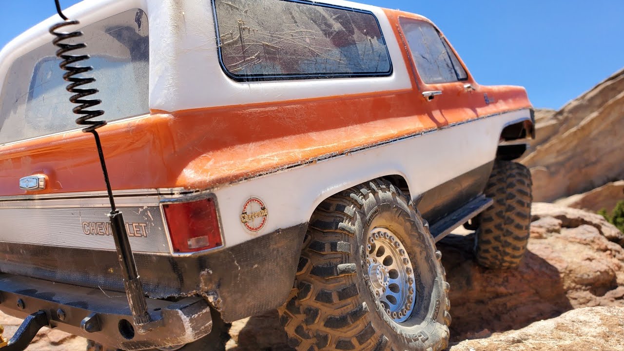 Traxxas Trx 4 Blazer Rock Crawling at Vasquez Rocks, California - YouTube