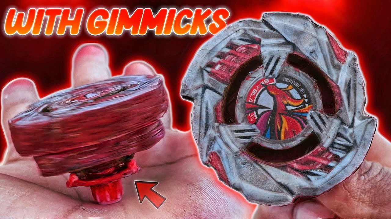 Crafting Crimson Garuda Beyblade With Hight Change GIMMICK 🐦‍🔥 - YouTube