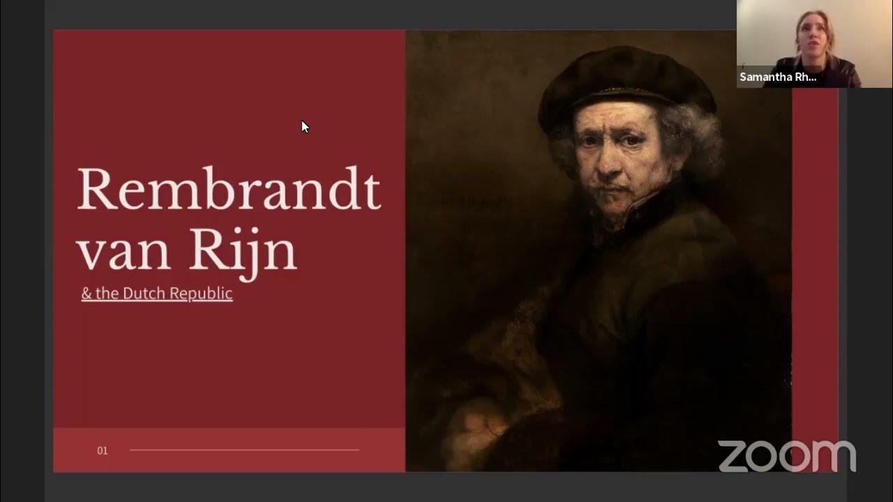 Lecture LIVE! Art Historical Survey Series | Rembrandt van Rijn - YouTube