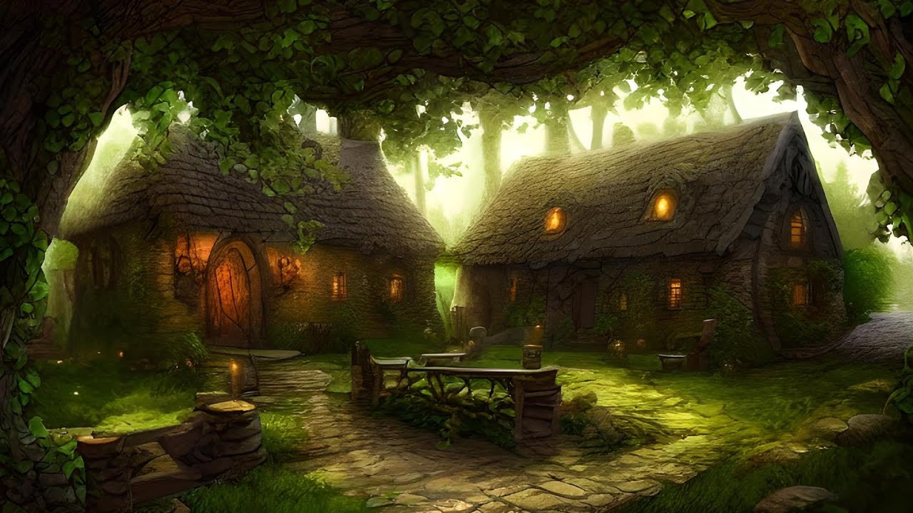 Celtic Fantasy Music – Mossy Forest Village | Dark, Tribal - YouTube