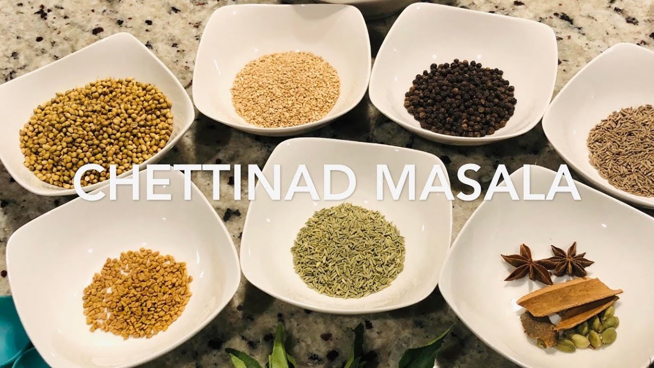 Chettinad masala powder in English - YouTube