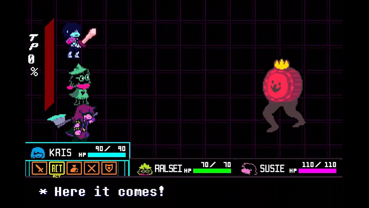 deltarune: k.round fight major spoilers - YouTube