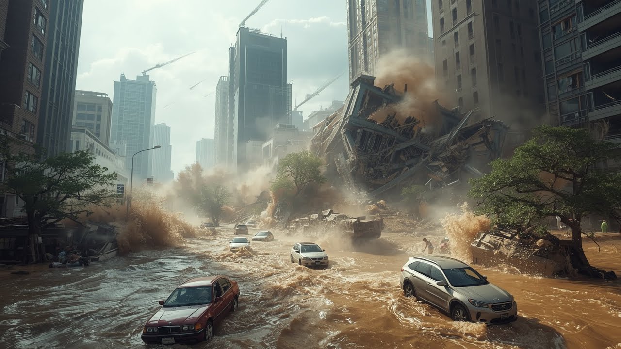 CHINA COLLAPSE : Mega Flood Leaves Cities in RUINS Forever | Short Film ...