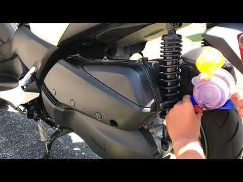 Yamaha XMAX final gear oil change (English) - YouTube