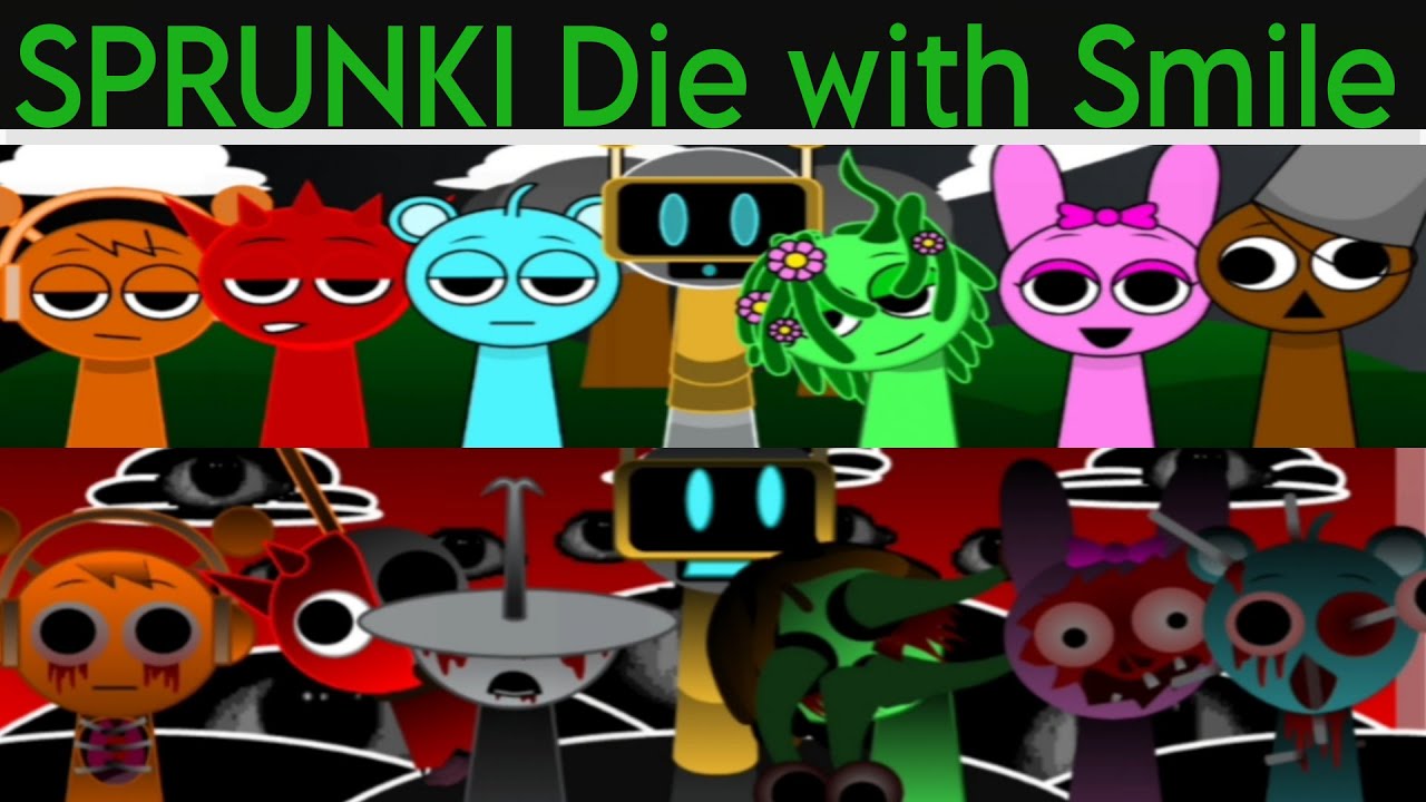 Incredibox Sprunki || SPRUNKI Die with Smile| Normal Version vS Horror ...