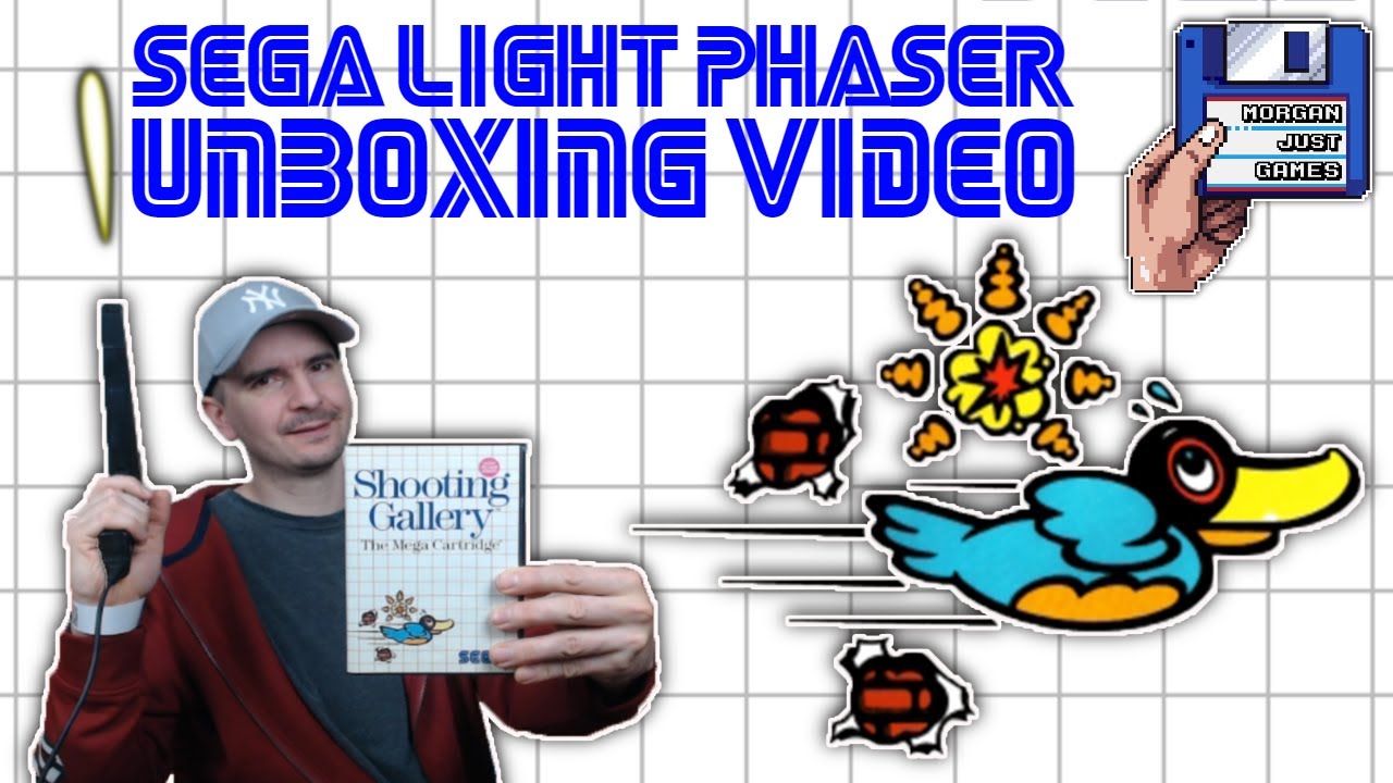 Sega Light Phaser & Games Unboxing Video - Shooting Gallery - MJG - YouTube