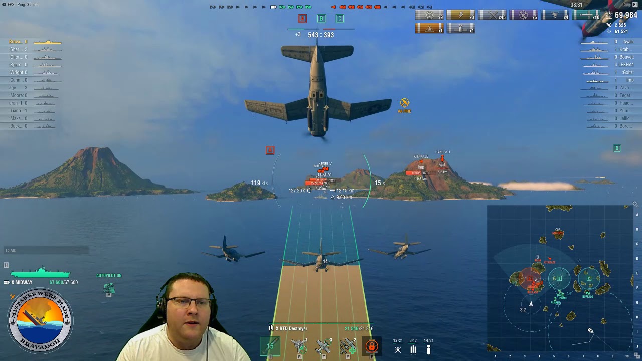 CV PTS Round 3 Testing Midway - HVAR 127mm Rockets - YouTube