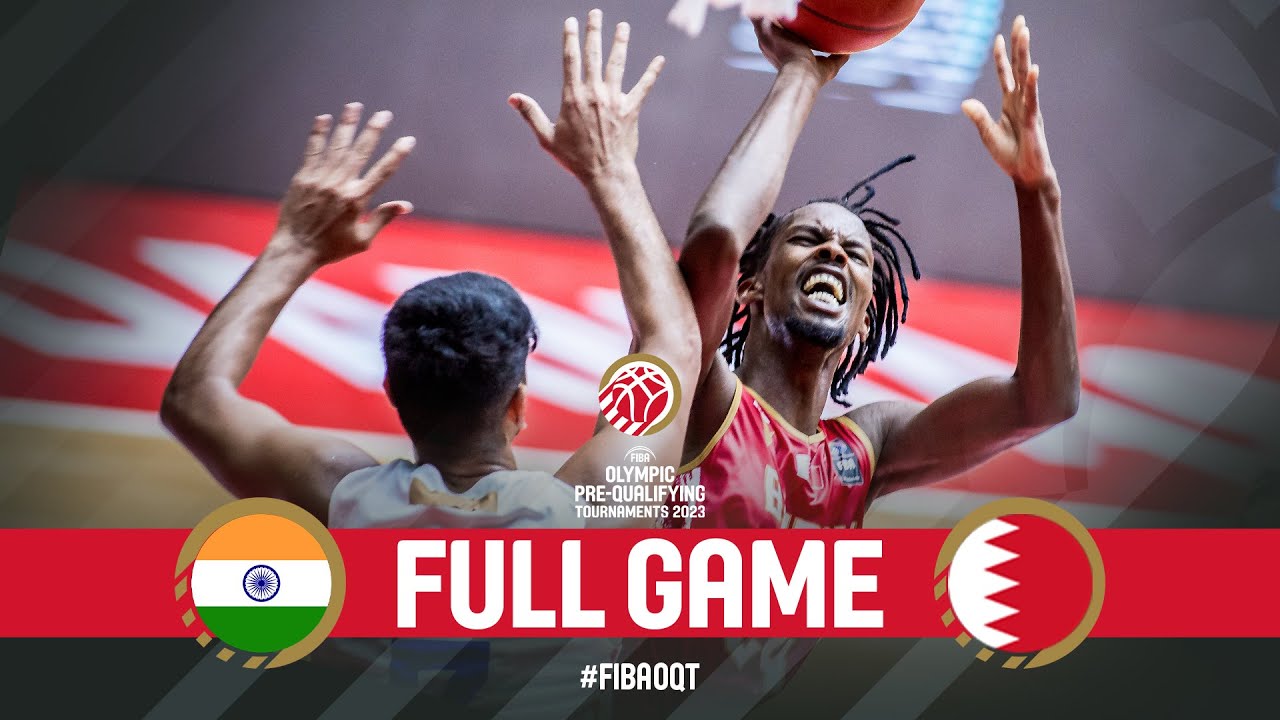India v Bahrain | Full Basketball Game | FIBA Olympic Pre-Qualifying ...