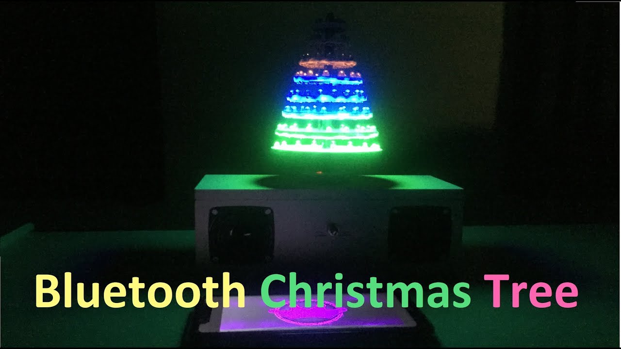 Music Reactive Christmas Tree - Bluetooth Speaker 2 in 1 - YouTube
