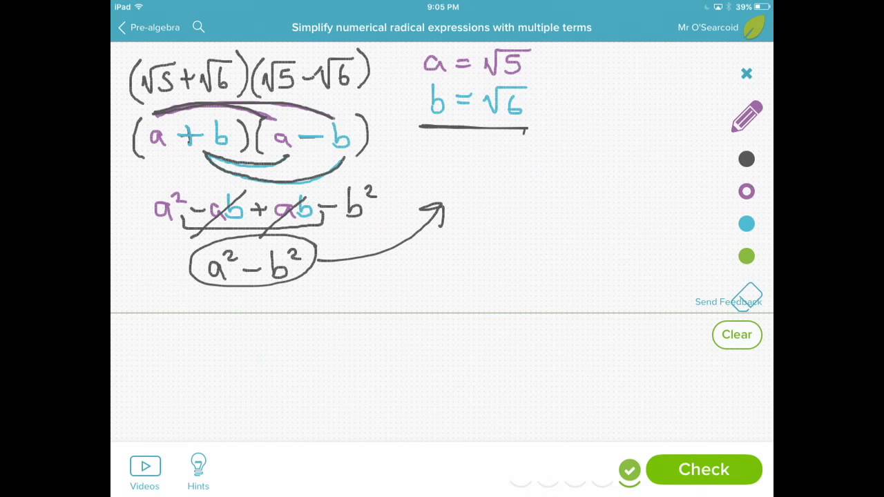 Simplify numerical radical expressions with multiple terms - YouTube