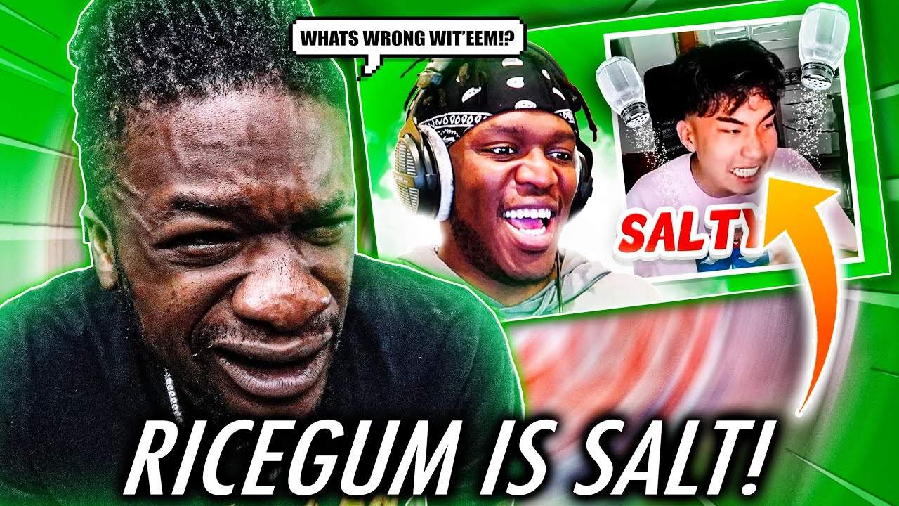 RICEGUM WENT AT KSI NECK! | RICEGUM IS SO SALTY! (REACTION) - YouTube