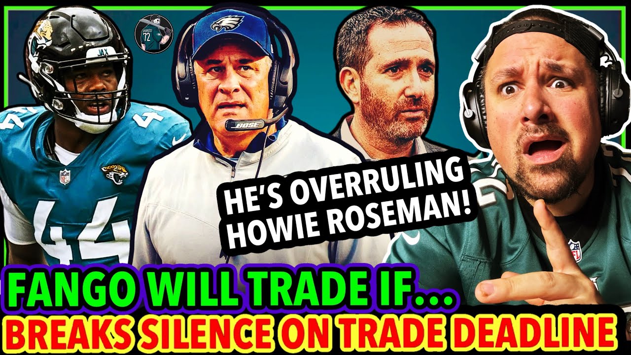 HE SAID IT! VANGIO’S PLAN FOR TRADE DEADLINE IS GENIUS! HOWIE TAKES ...