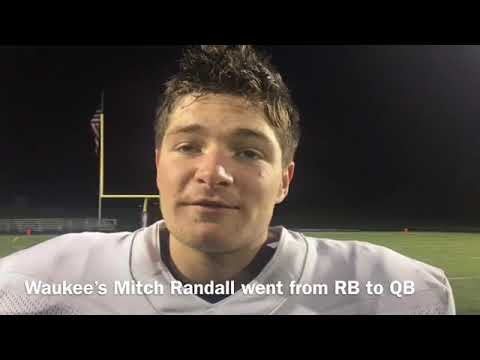 Waukee's Mitch Randall has a six-touchdown night - YouTube