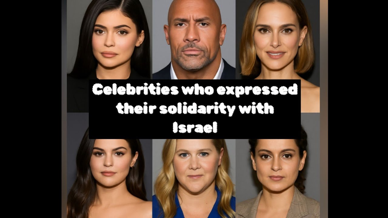 Celebrities Who Publicly Support Israel in the Ongoing Conflict | Gal ...