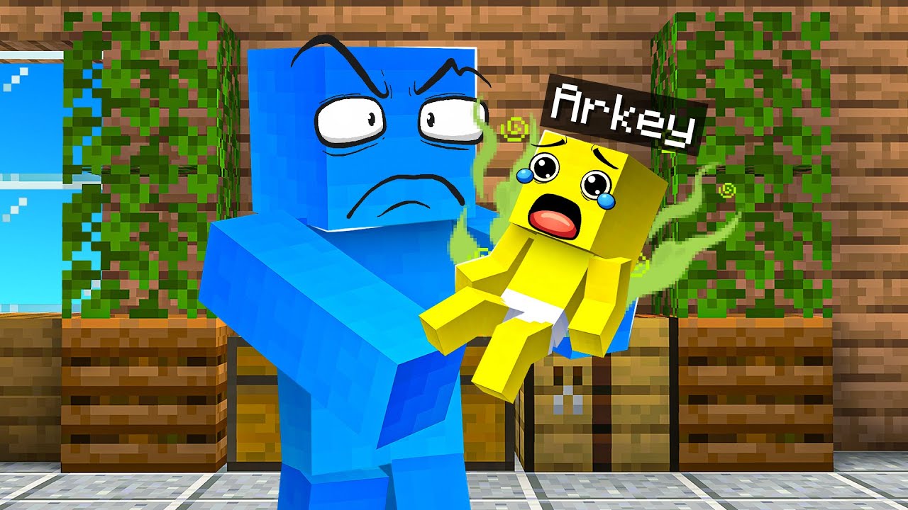I Turned My Friend into a BABY in Minecraft - YouTube